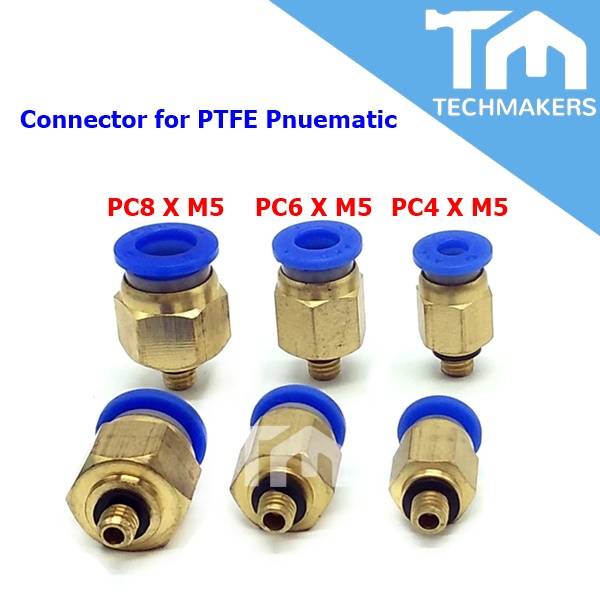 PC Series PC4 PC6 PC8 4mm 6mm 8mm 10mm 12mm Straight Male Connector M5
