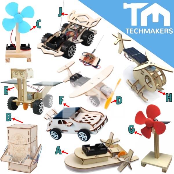 Sekolah Tingkatan 3 RBT STEM Battery/Solar DIY Kid Sciense Education ...