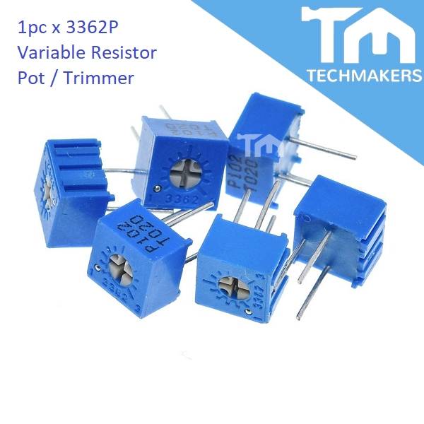 1pc 3362P 3362 Adjustable Potentiometer POT Knob Resistor Resistance ...