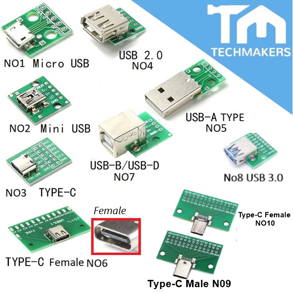 micro usb circuit board